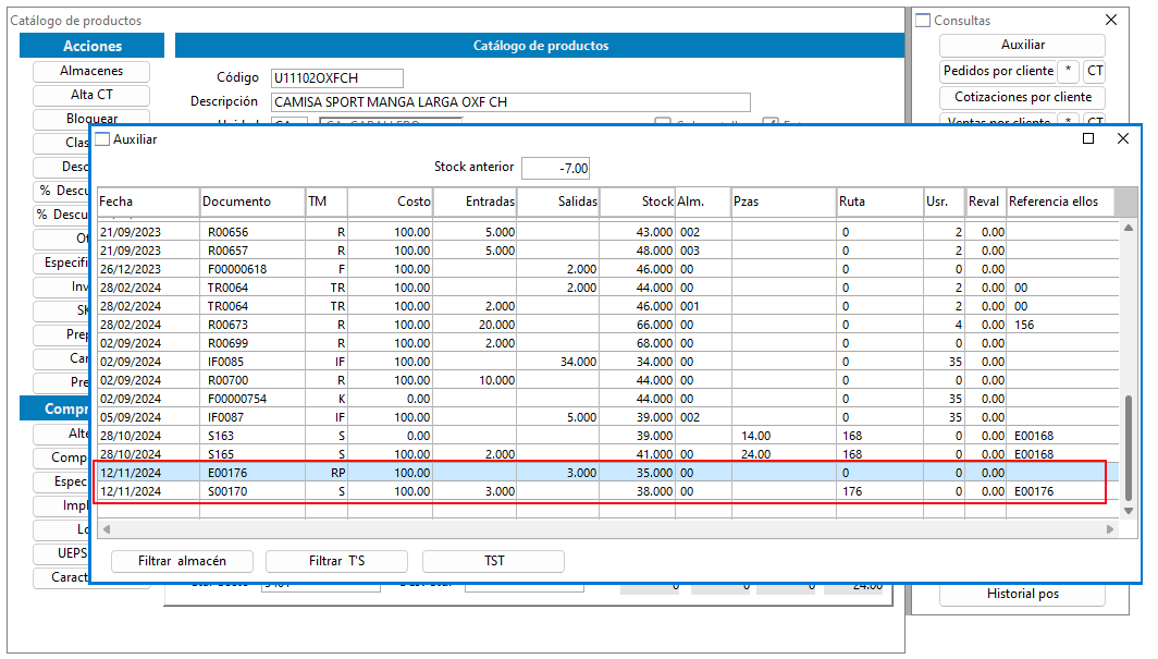 Orden de producción de reprocesos – Proscai