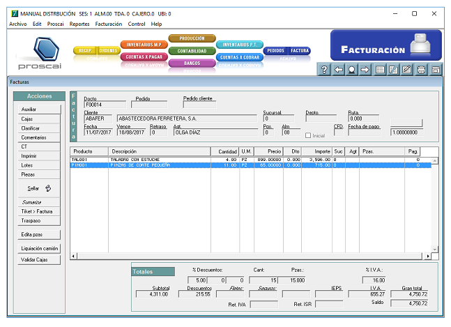 FACT-¿Cómo generar una factura directa? – Proscai