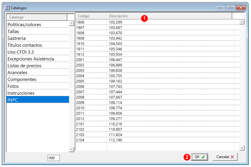 Índice Nacional de Precios al Consumidor - INPC – Proscai
